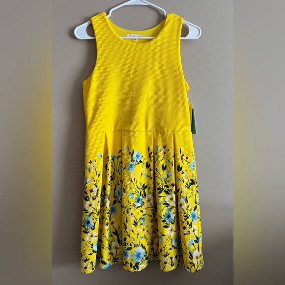 Copper Key | Dresses | New Copper Key Yellow And Blue Floral Girlskids ...